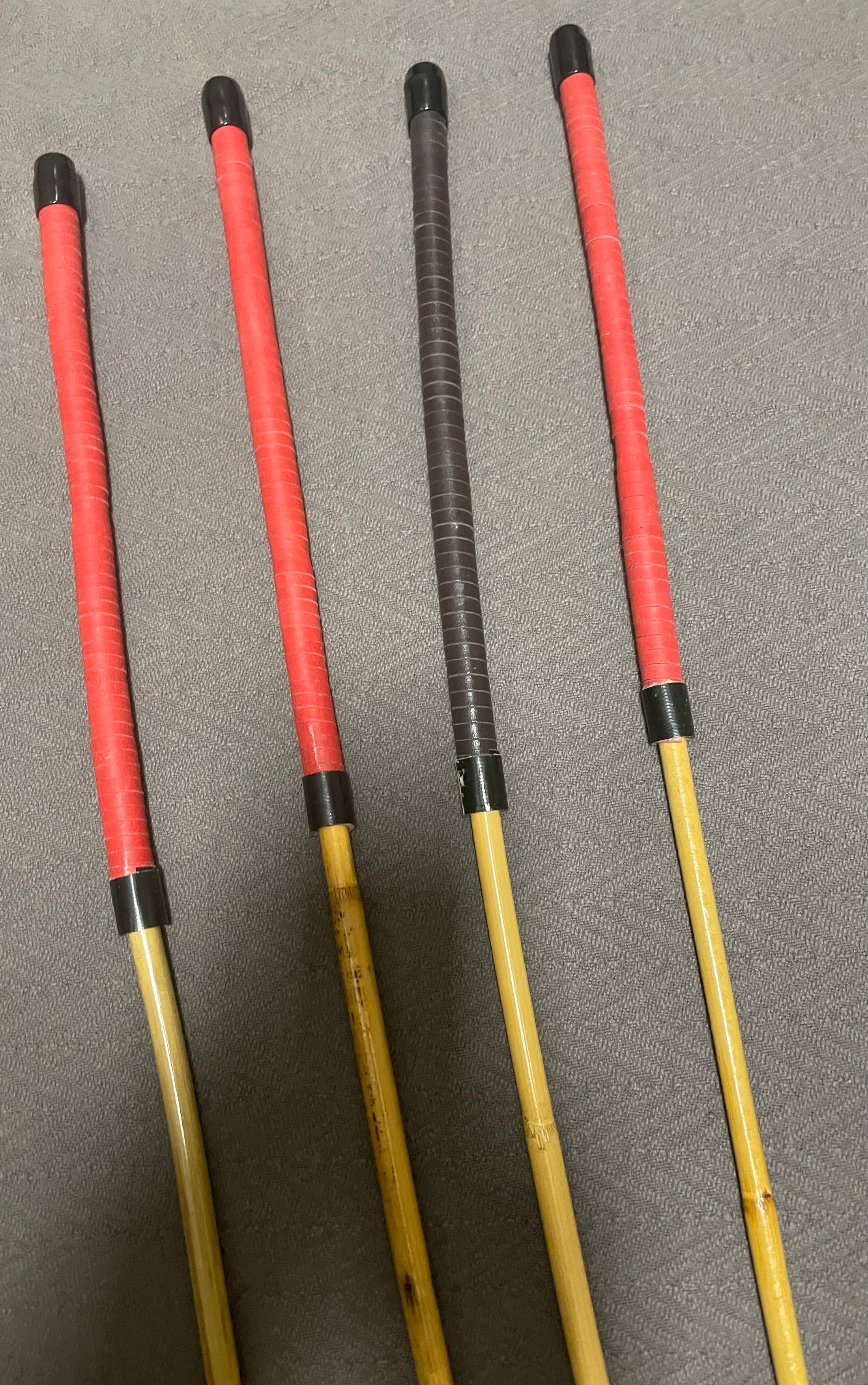 Set of 4 Signature Kooboo Canes 85-90 cms Leather Handles