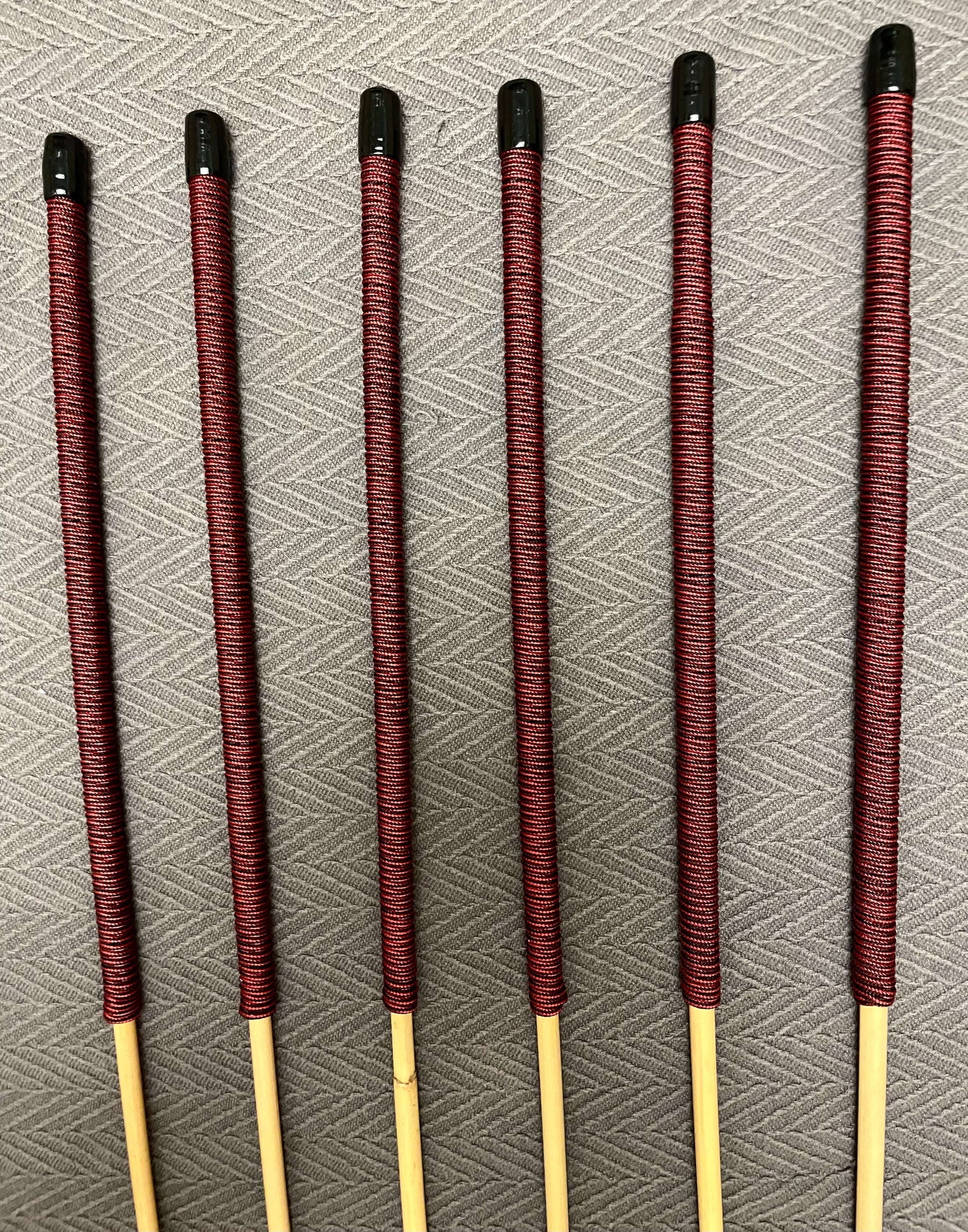 Set of Whippy Thin Dragon Canes 95 cms Liquorice Handles