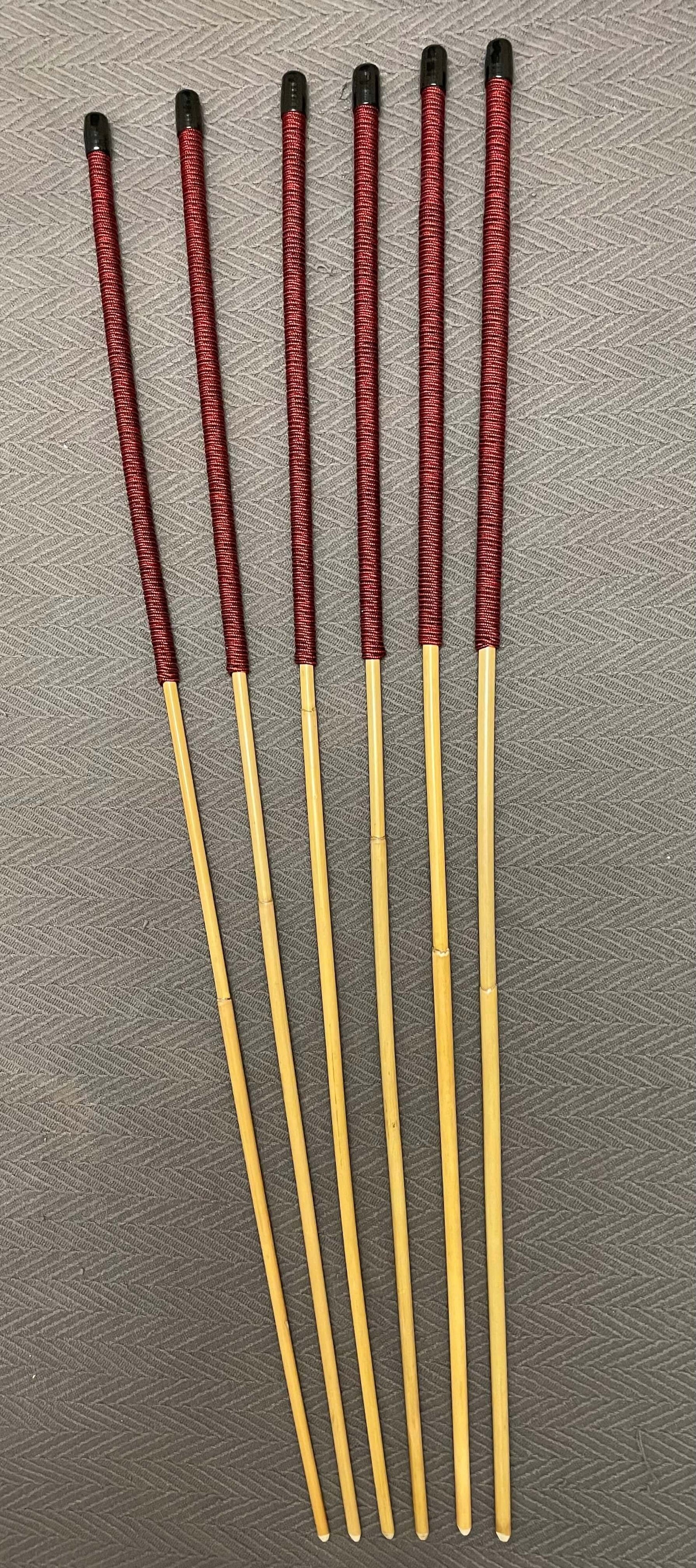 Set of Whippy Thin Dragon Canes 95 cms Liquorice Handles