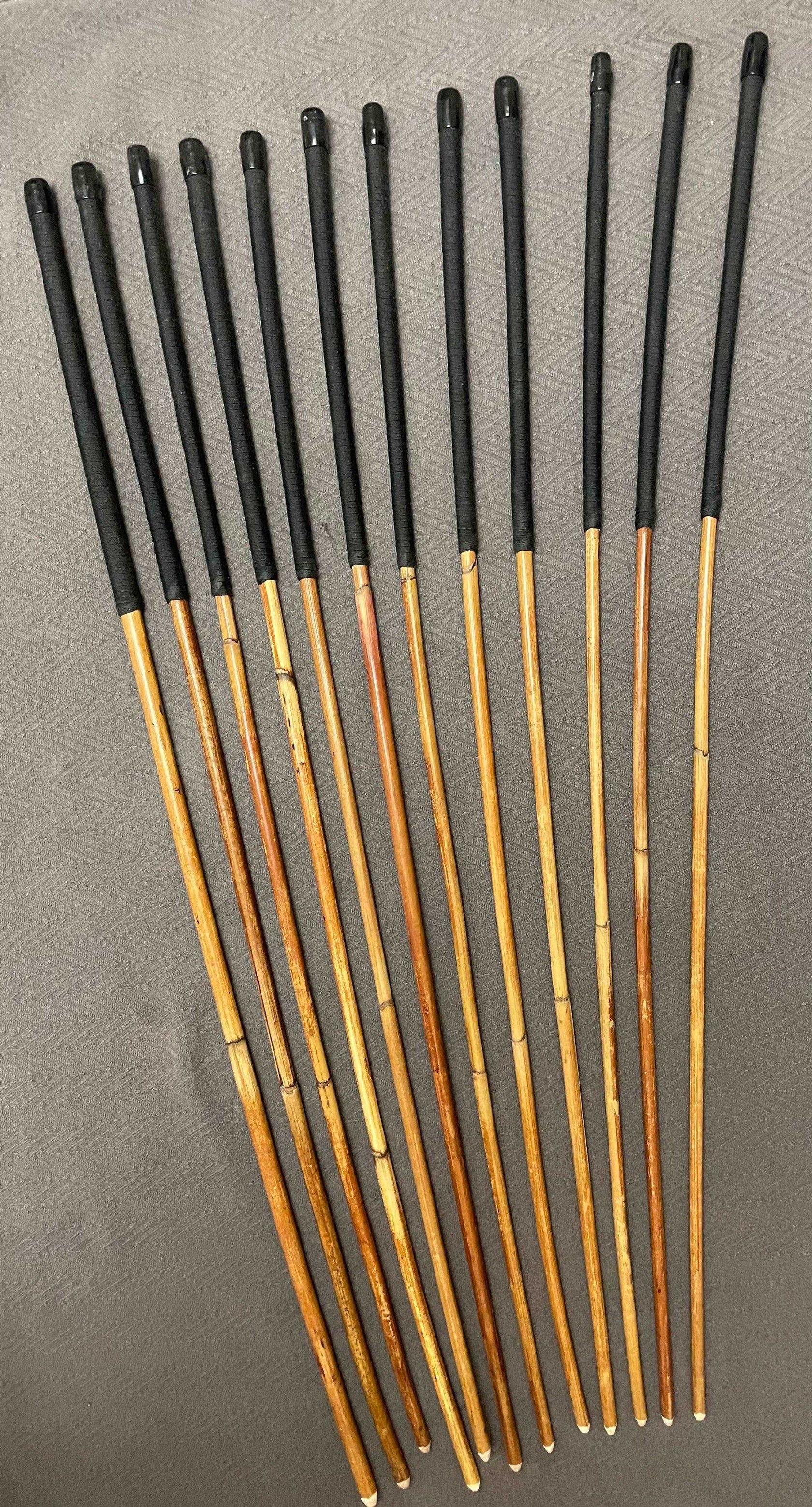 Dragon Rattan Punishment Canes / School Cane / Whipping Cane Set of 12