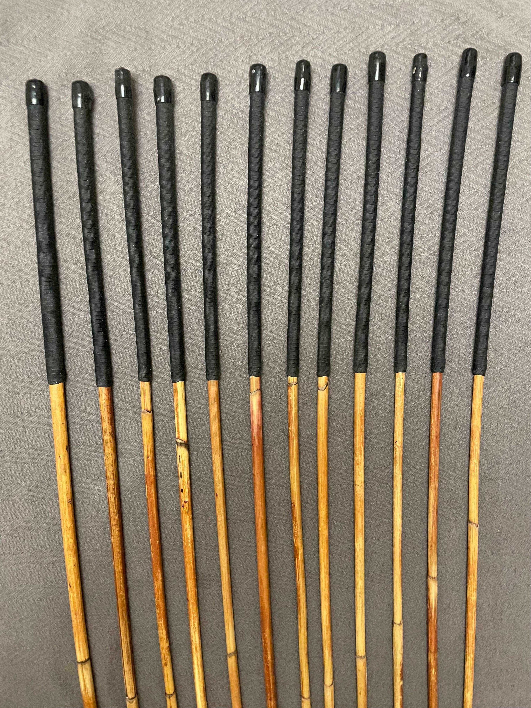 Dragon Rattan Punishment Canes / School Cane / Whipping Cane Set of 12