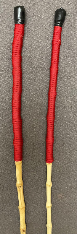 Whangee Cane / Punishment Cane / School cane - Paracord Handles