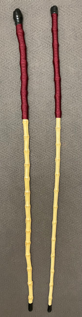 Whangee Cane / Punishment Cane / School cane - Paracord Handles