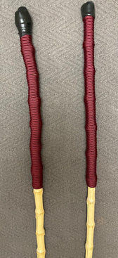 Whangee Cane / Punishment Cane / School cane - Paracord Handles