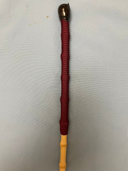Whangee Cane / Punishment Cane / School cane - Paracord Handles