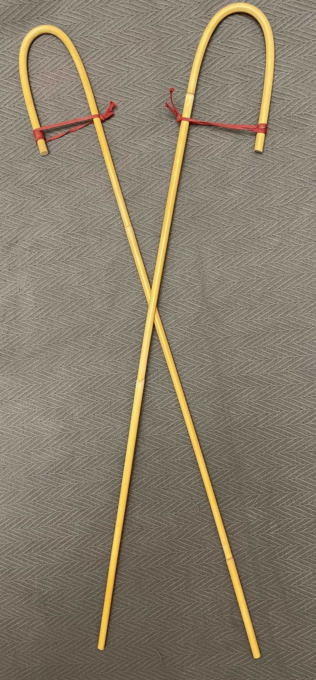 Traditional English Crook Handle Dragon Rattan School Canes